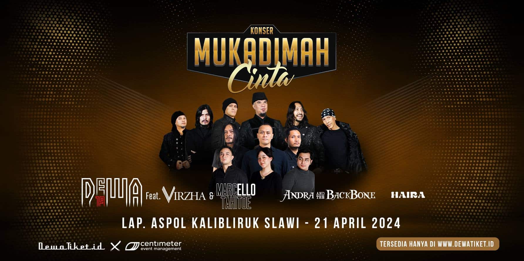Konser Dewa 19 di Tegal 2024: Harga Tiket, Line Up, dan Lokasinya ... Konser Dewa 19 di Tegal 2024: Harga Tiket, Line Up, dan Lokasinya ...