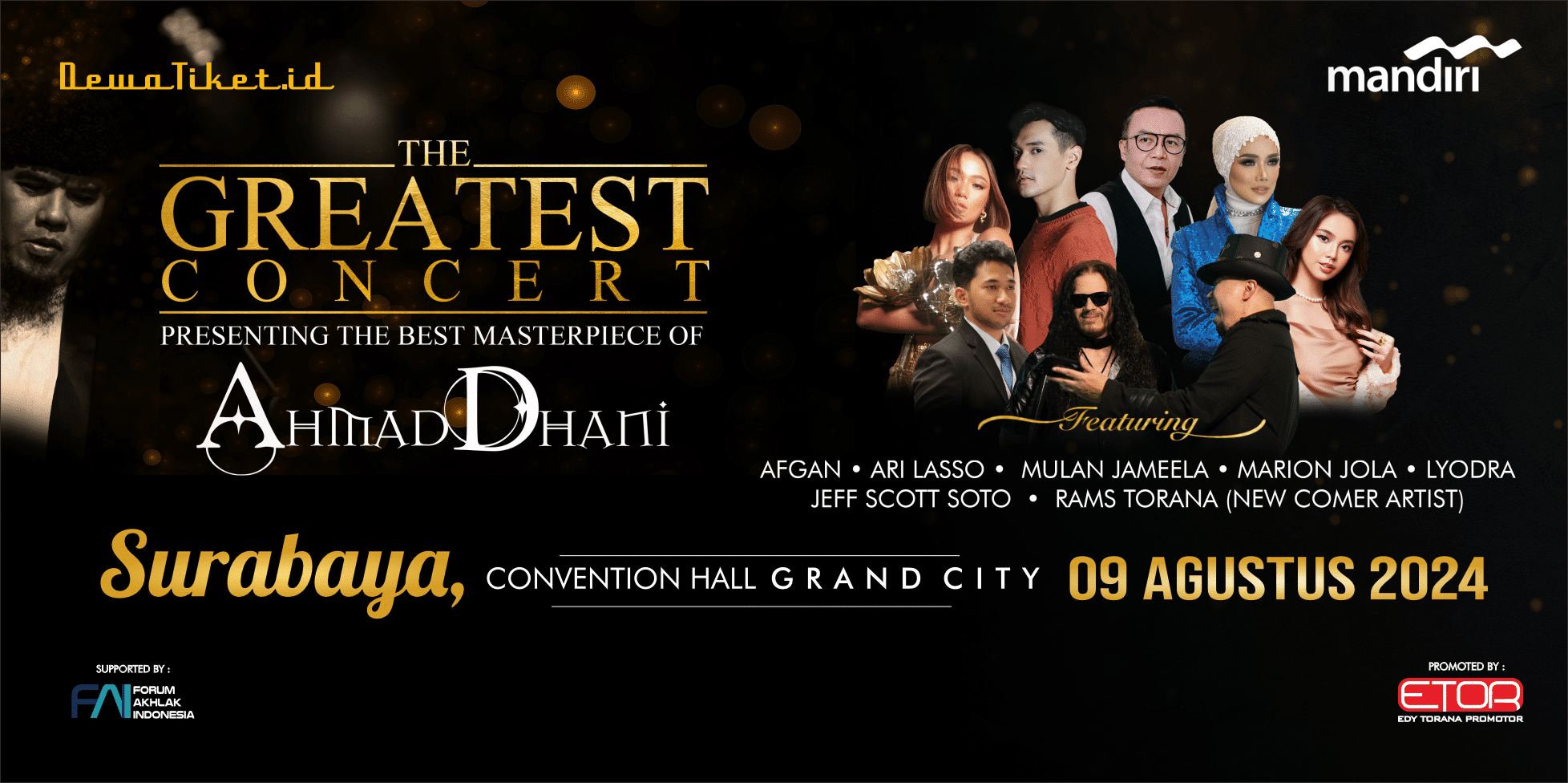 The Greatest Concert Ahmad Dhani: Harga Tiket dan Jadwalnya! - Dewatiket