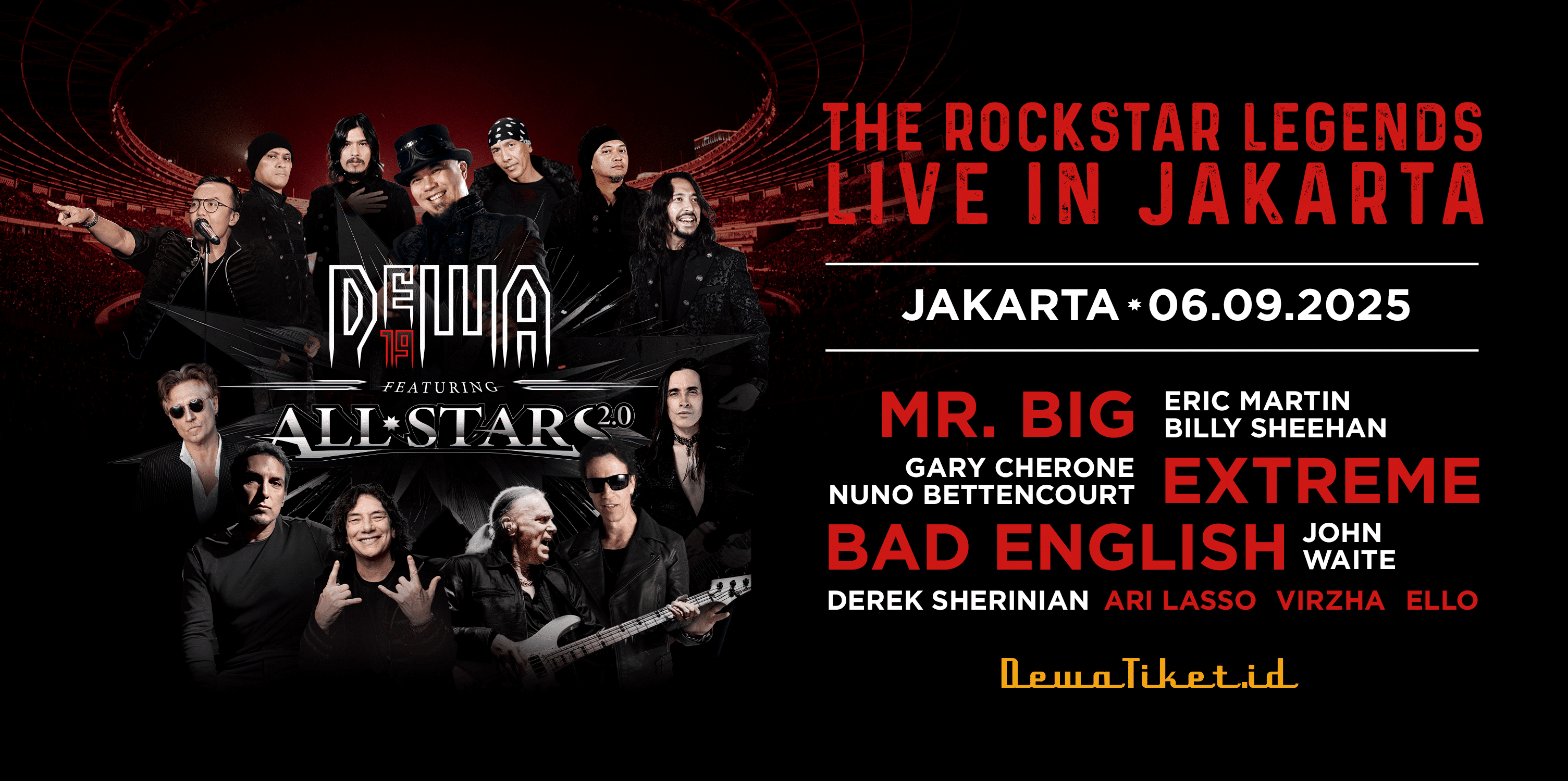 Dewa 19 All Stars 2.0: Harga Tiket dan Seat Plannya! - Dewatiket