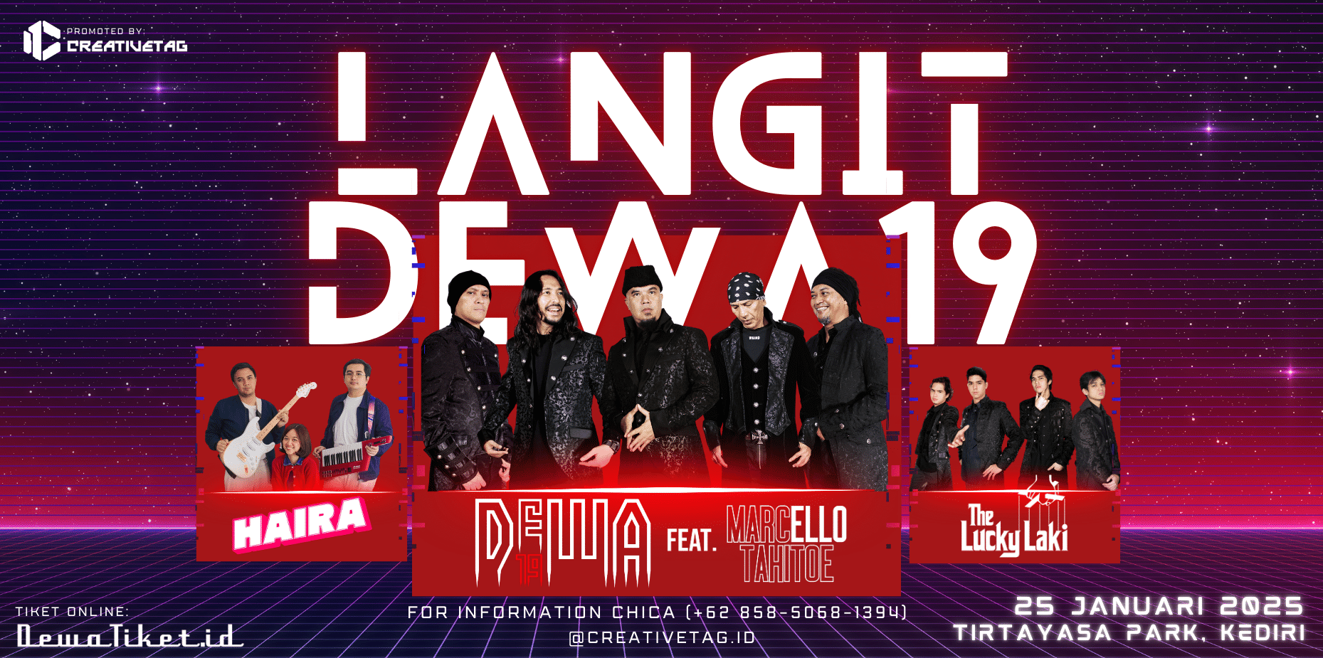 Langit Dewa 19: Harga Tiket dan Line Up Lengkapnya! - Dewatiket