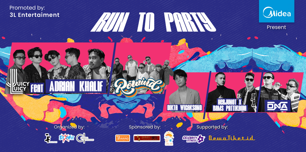 Midea Run to Party: Harga Tiket, Line Up, dan Jadwalnya! - Dewatiket