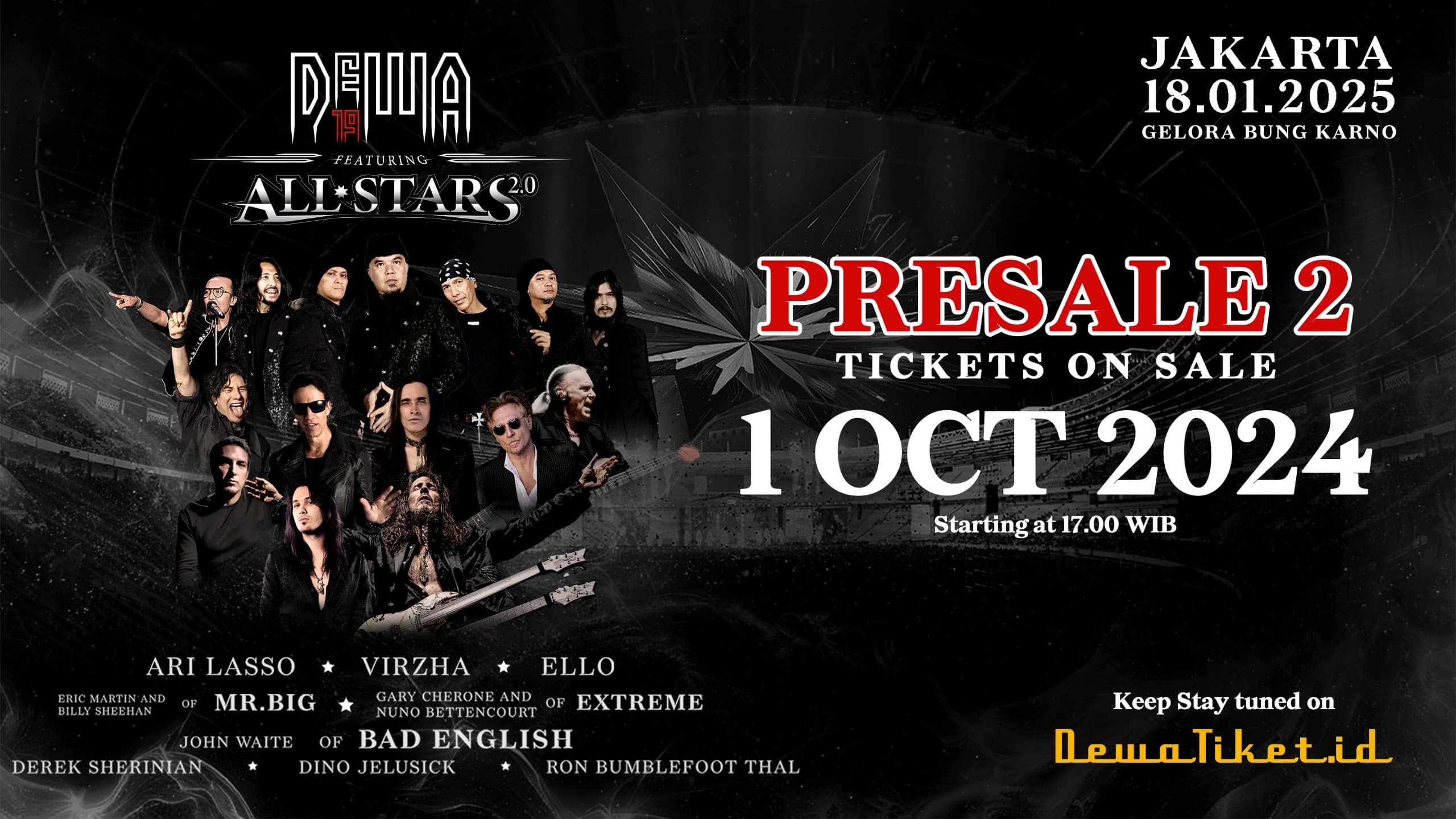 Ludes dalam 2 Menit di Dewatiket, Ini Jadwal War Tiket Dewa 19 Feat All Stars 2.0 Selanjutnya ...