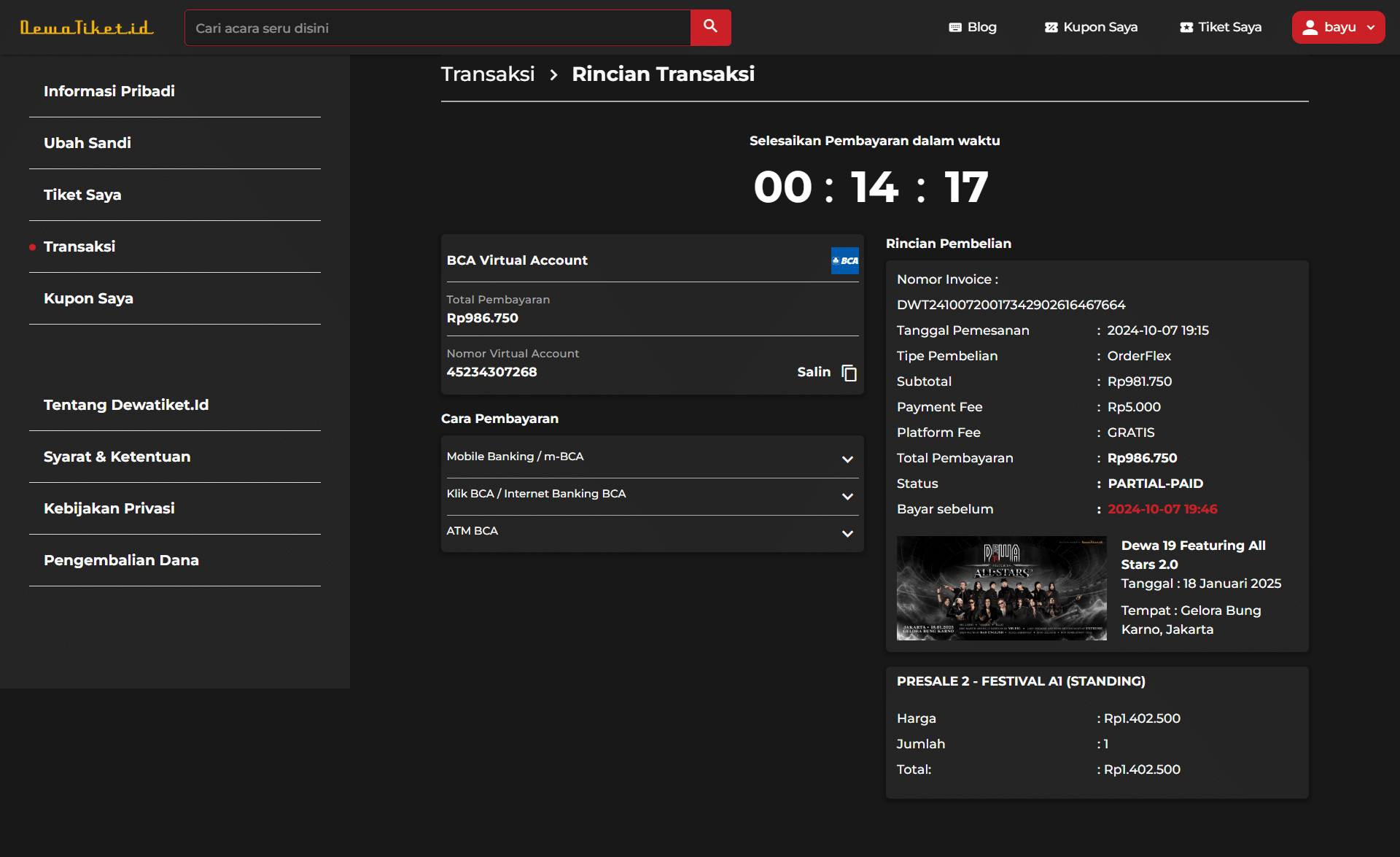 Cara Beli Tiket Dewa 19 feat Allstars 2.0 dengan Cicilan 0%! - Dewatiket