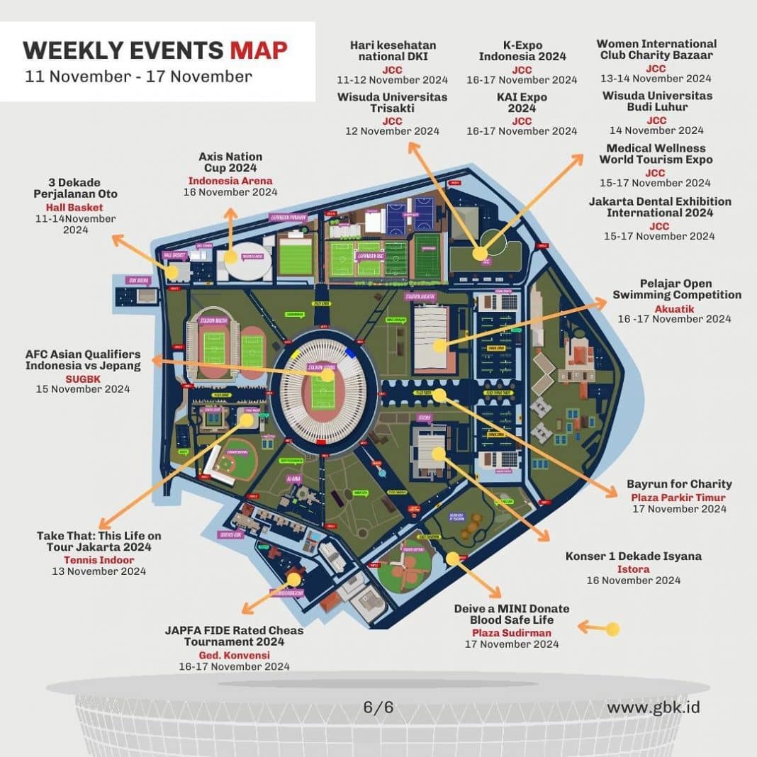 Jadwal GBK Hari Ini: November Ada Konser! [Update] - Dewatiket