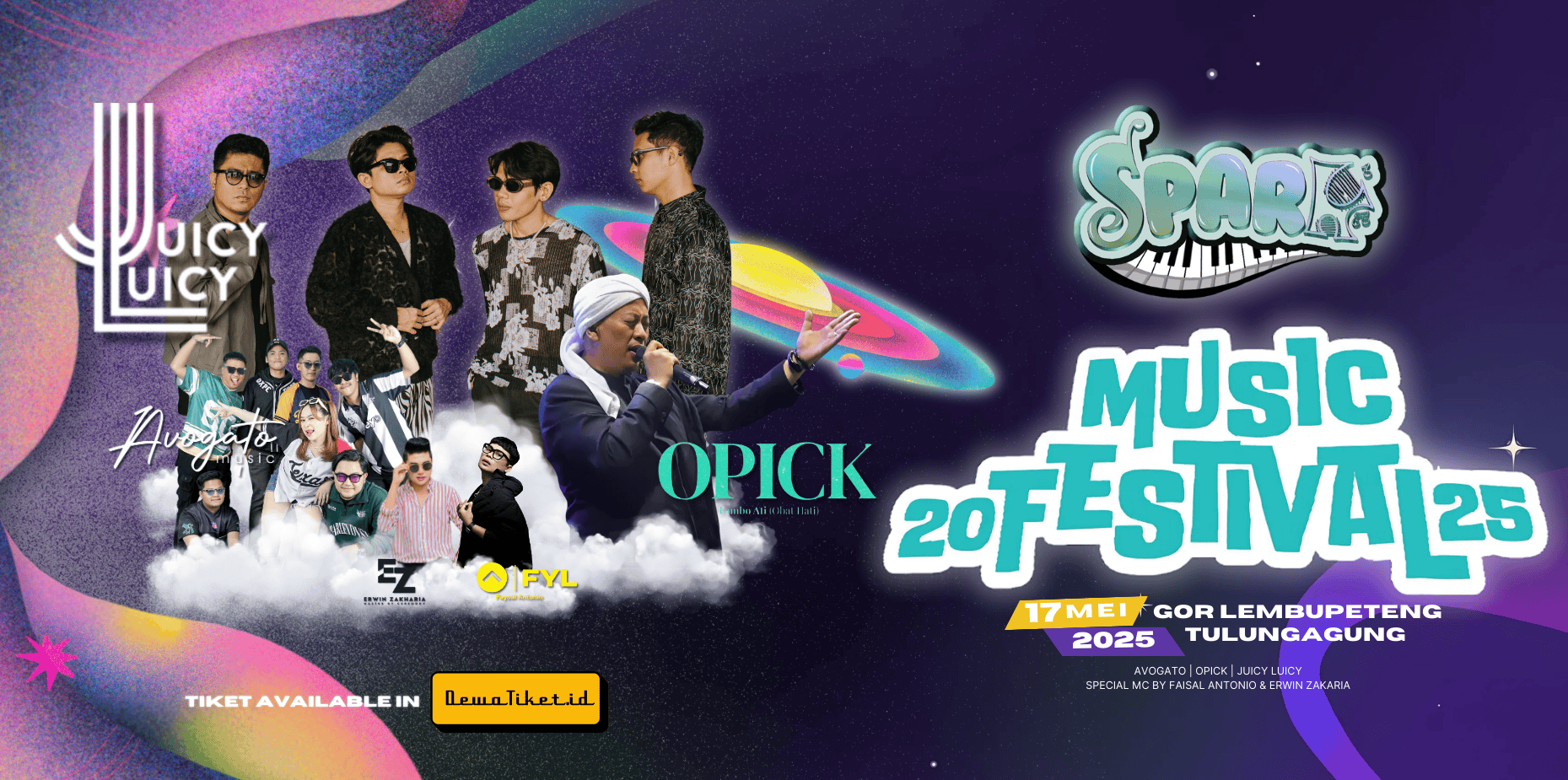 Beli Tiket SPARKFEST 2025: Cuma Rp99k, Ada Juicy Luicy! - Dewatiket