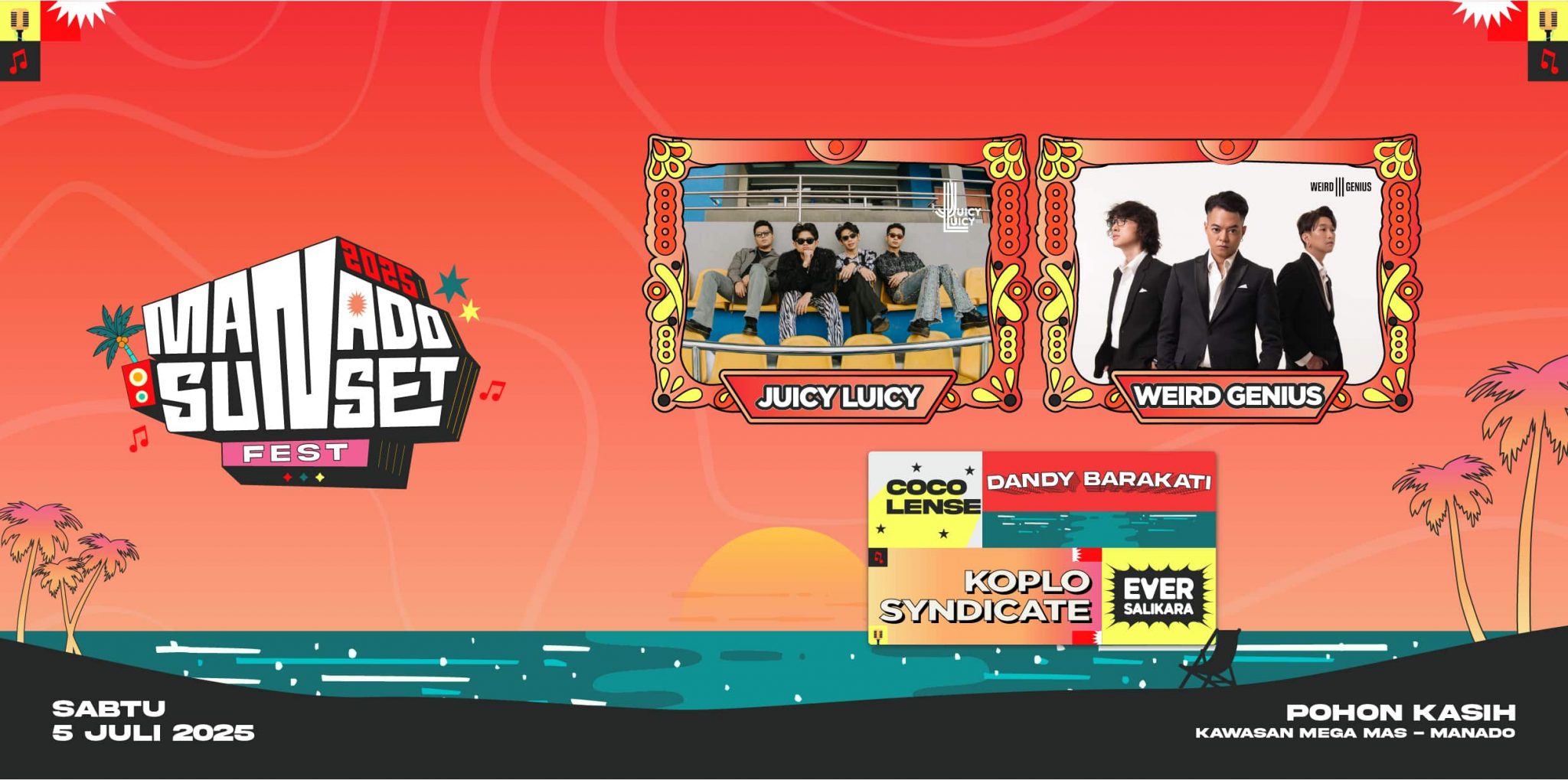 Manado Sunset Fest 2025: Ada Juicy Luicy Tiketnya Cuma Rp99k! - Dewatiket