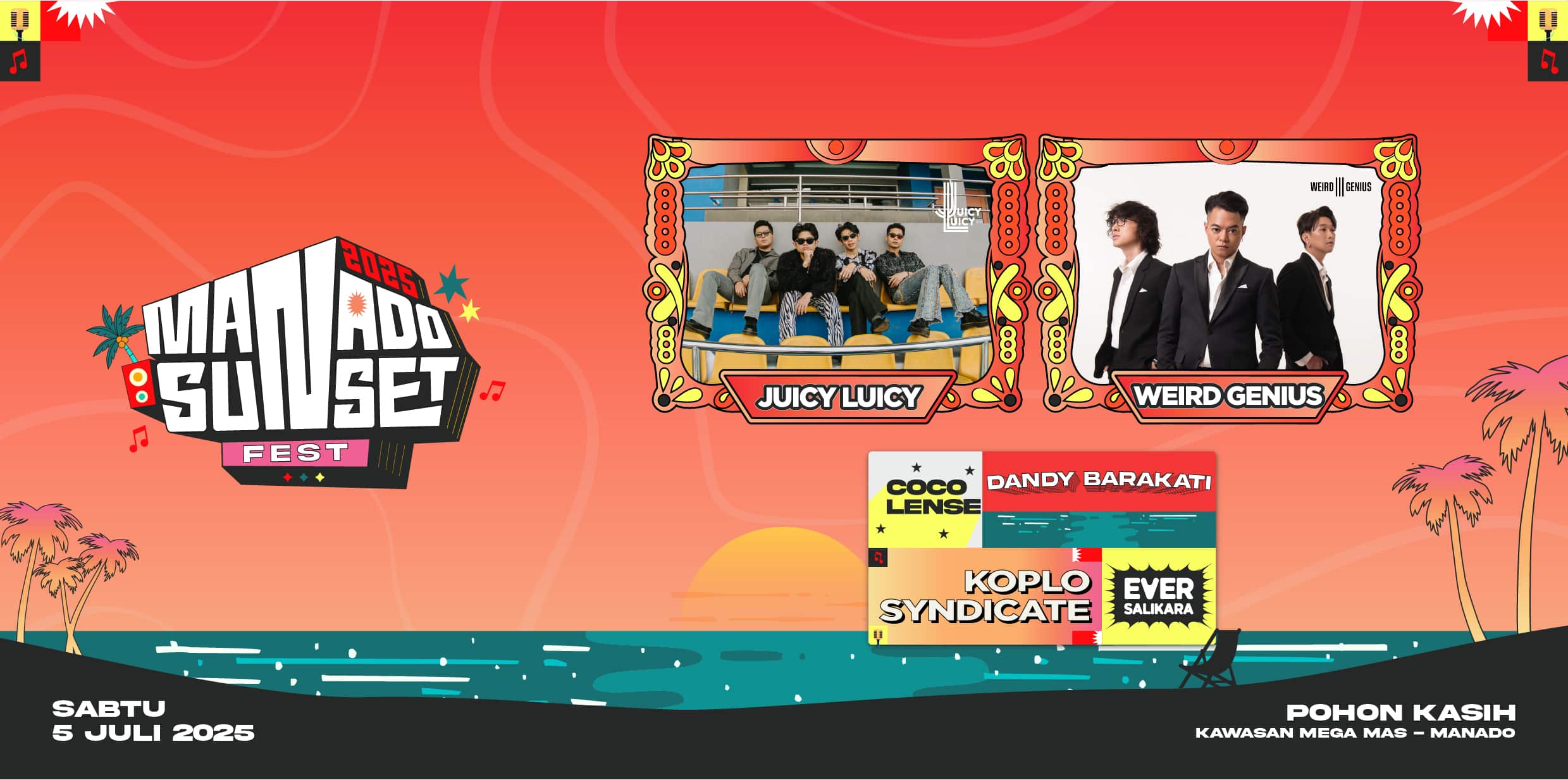 Manado Sunset Fest 2025: Ada Juicy Luicy Tiketnya Cuma Rp99k! - Dewatiket